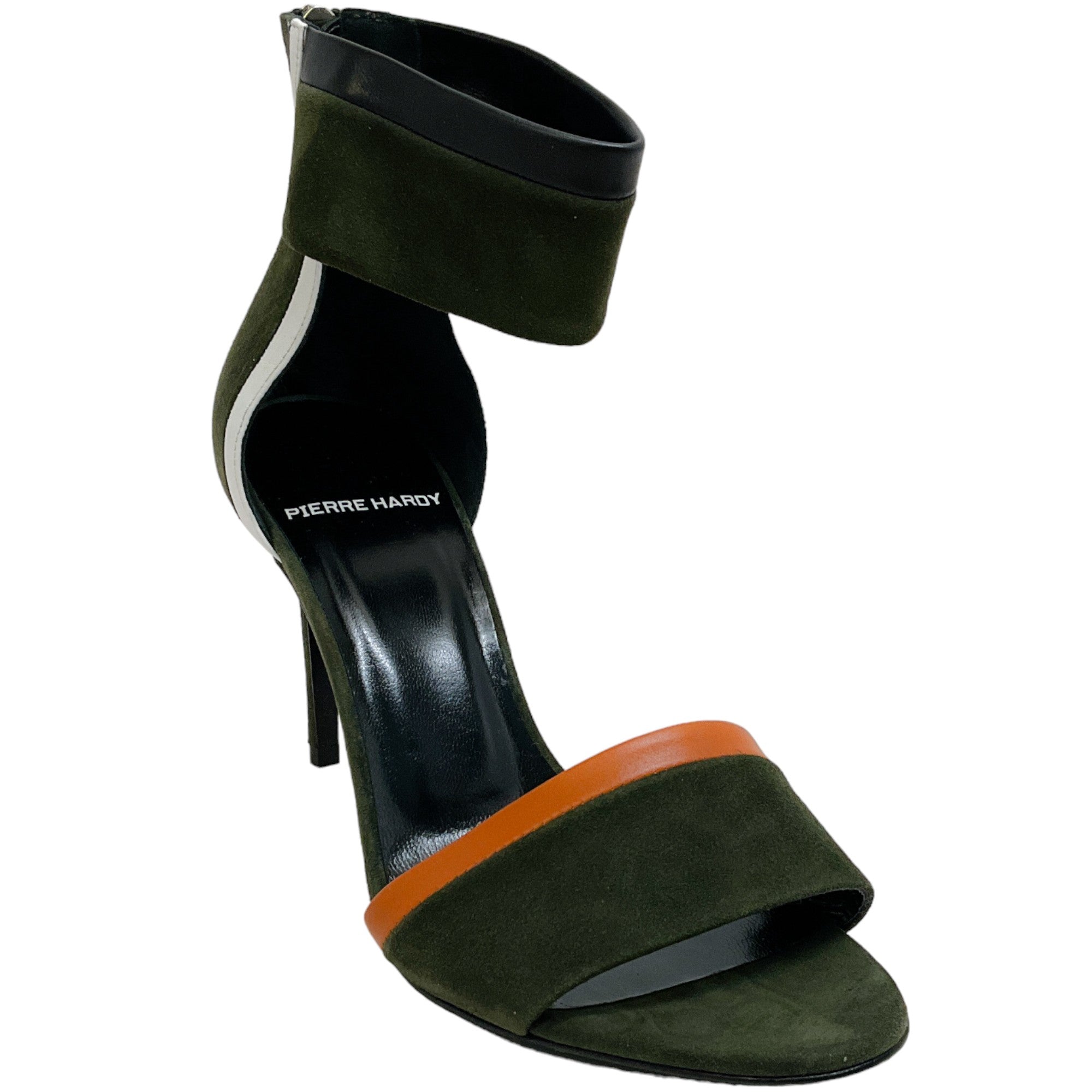 Pierre Hardy Multi Khaki Suede Altissimo Pumps – Roundabout Resale Couture