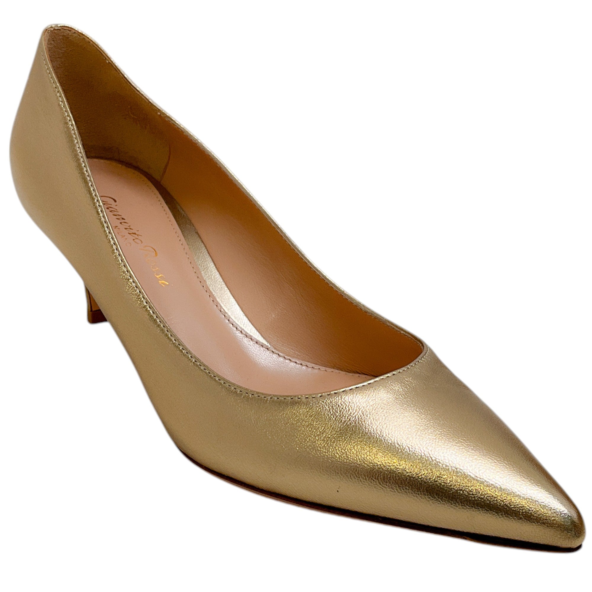 Gianvito Rossi Mekong Gold Gianvito 55 Pumps – Roundabout Resale Couture