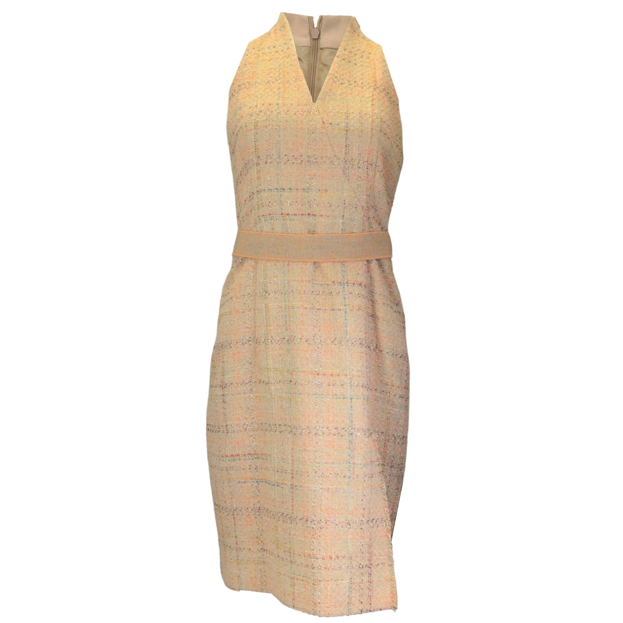 Akris Tan Multi Belted Boucle Tweed Dress – Roundabout Resale Couture