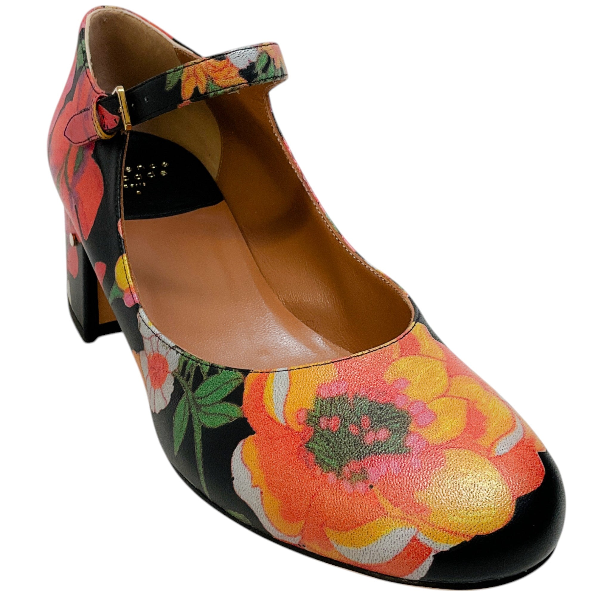 Laurence Dacade Black / Multi Floral Philomene Mary Jane Pumps ...